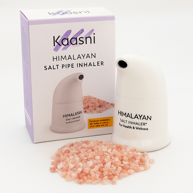 Himalayan Salt Inhaler – Breathe Clean & Fresh Naturally – Kaasni
